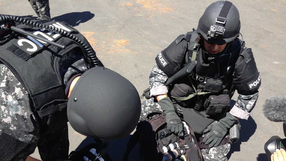 Tactical medics train with SWAT team