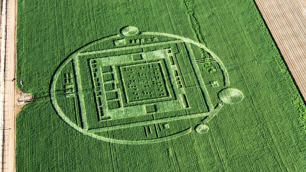 PHOTOS: Intricate crop circles appear in Chualar