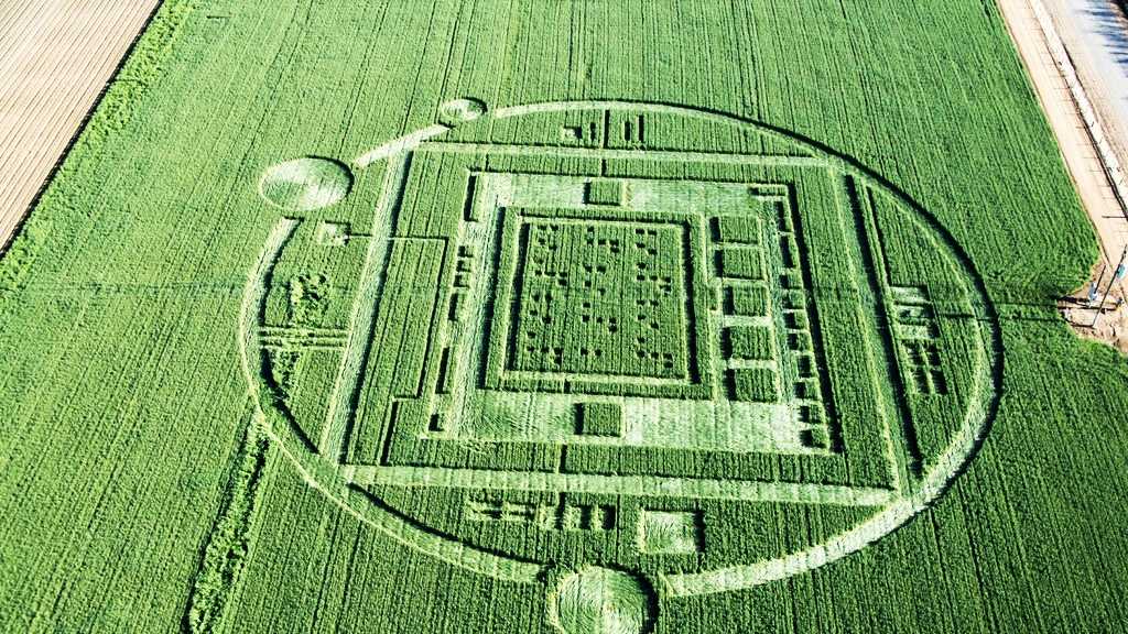 PHOTOS: Intricate crop circles appear in Chualar