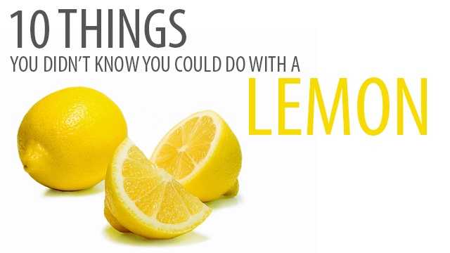 10 things you didn't know you can do with a lemon