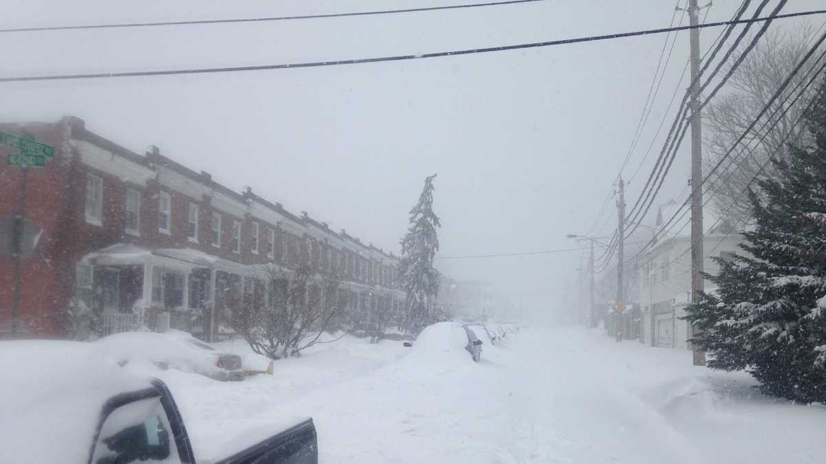 Photos: January 2016 snow in Baltimore, Maryland