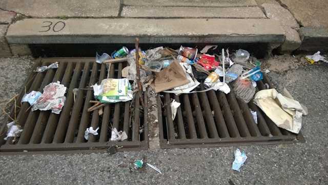 Program aims to catch trash before it hits water