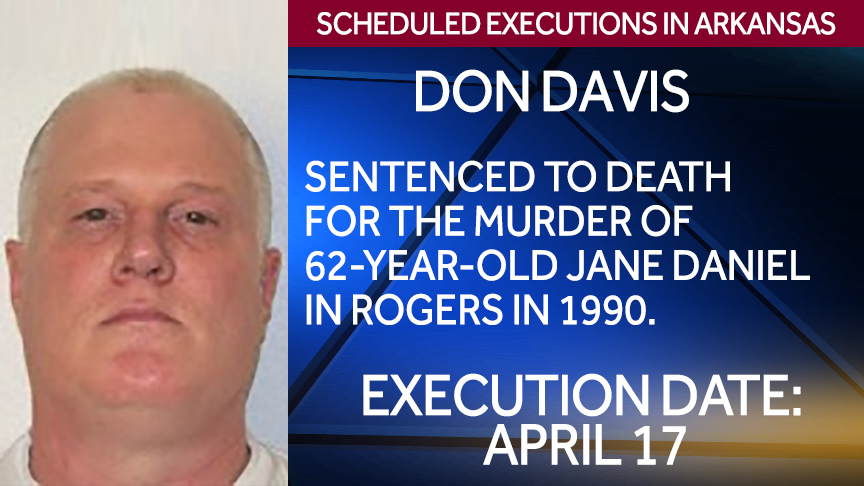 Man convicted of killing Rogers woman transported to execution site