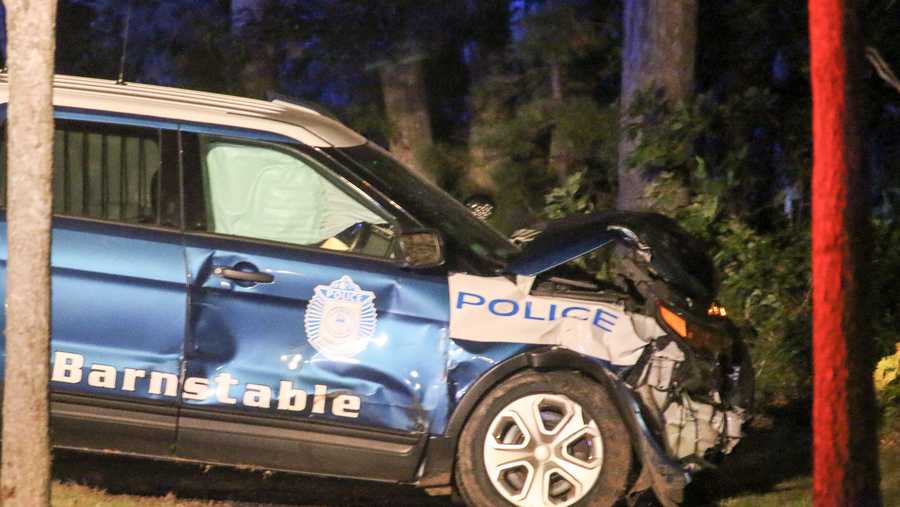 Barnstable police cruiser involved in crash on Route 28 | Massachusetts Cop Forum