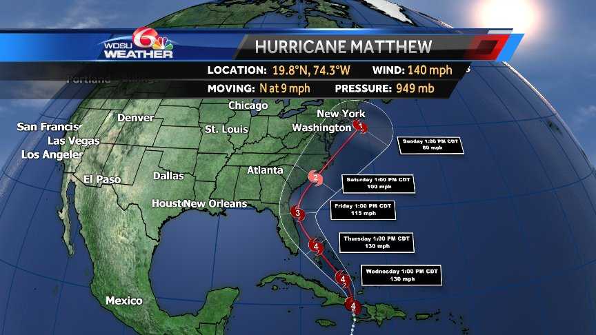Hurricane Matthew: Evacuations planned in South Carolina, Florida