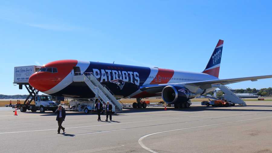 Patriots' new plane takes its inaugural flight