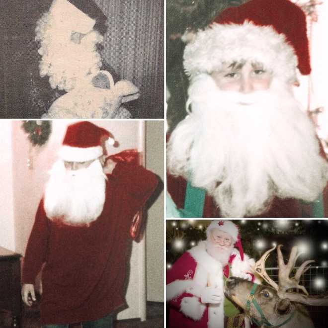 How four ordinary men transformed into legendary Christmas figure Santa ...
