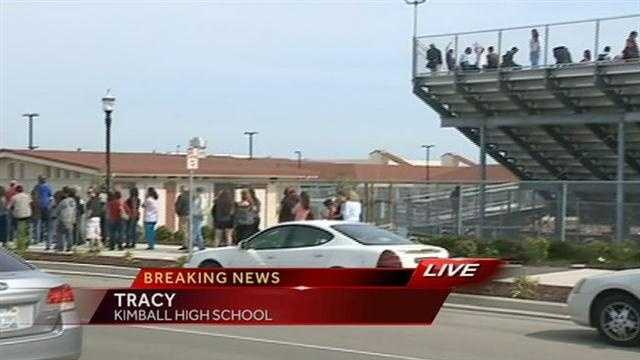 Bomb threat leads to Tracy high school evacuation