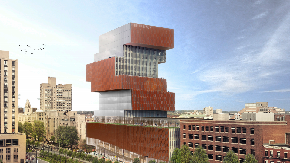 Boston University plans unique building shaped like 'stack of books'